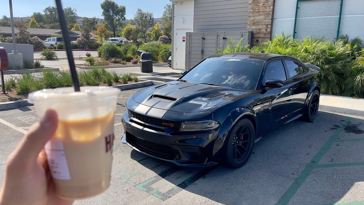 Getting Coffee in my 800HP Hellcat Redeye - YouTube
