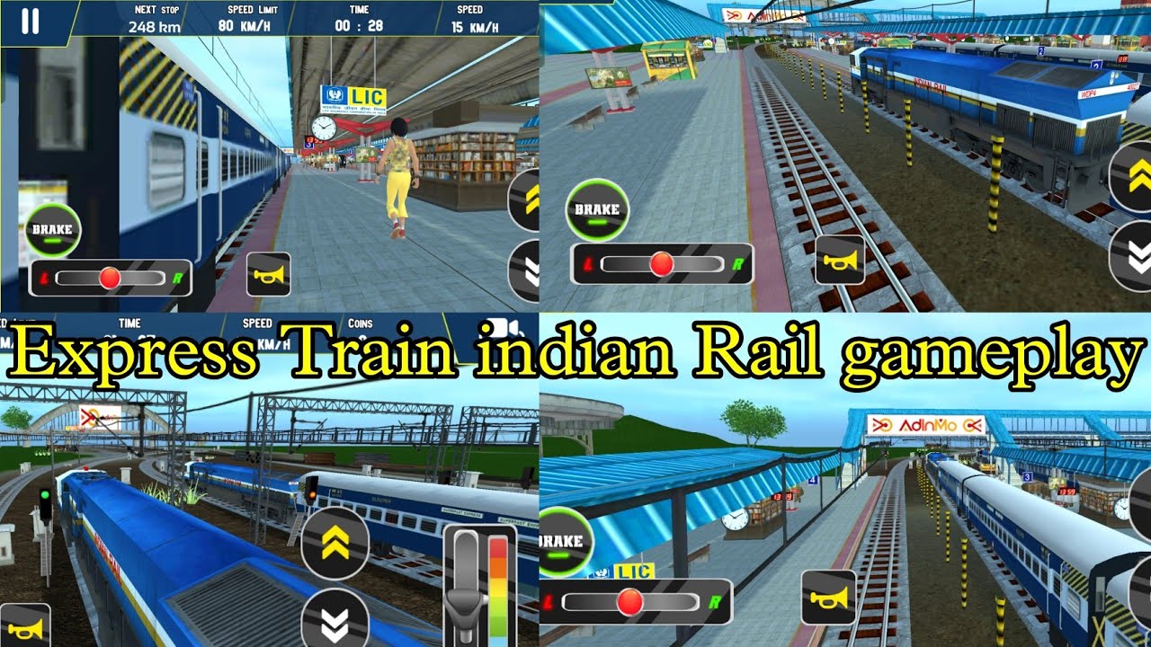 INDIAN TRAIN GAME ULTRA HD REALISTIC GRAPHICS - YouTube
