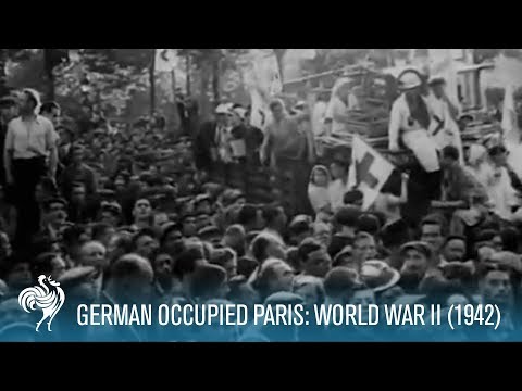 German Occupied Paris: World War II (1942) | British Pathé