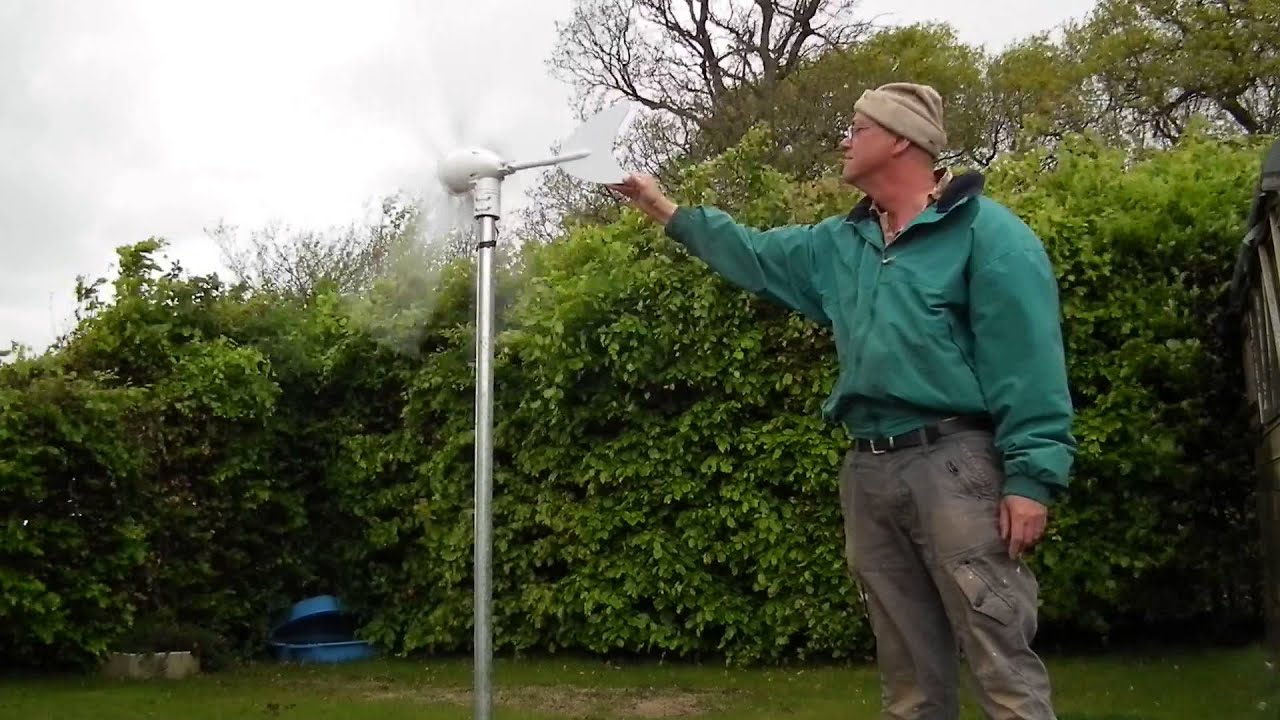 wind turbine test - YouTube