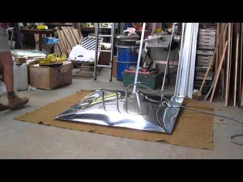 Inflating the prototype steel form - YouTube