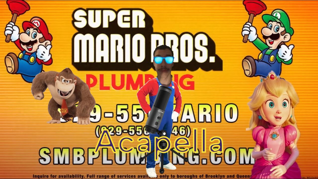 The Super Mario Bros. Movie Mario Brothers Rap ^^ (ACAPELLA) - YouTube