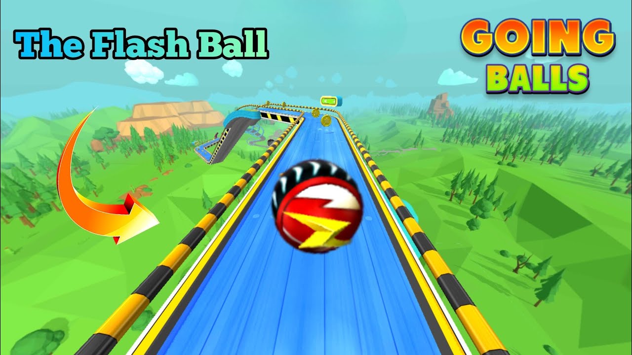 Goings Balls The Flash Ball Gameplay | The Flash Ball In Going Balls ...