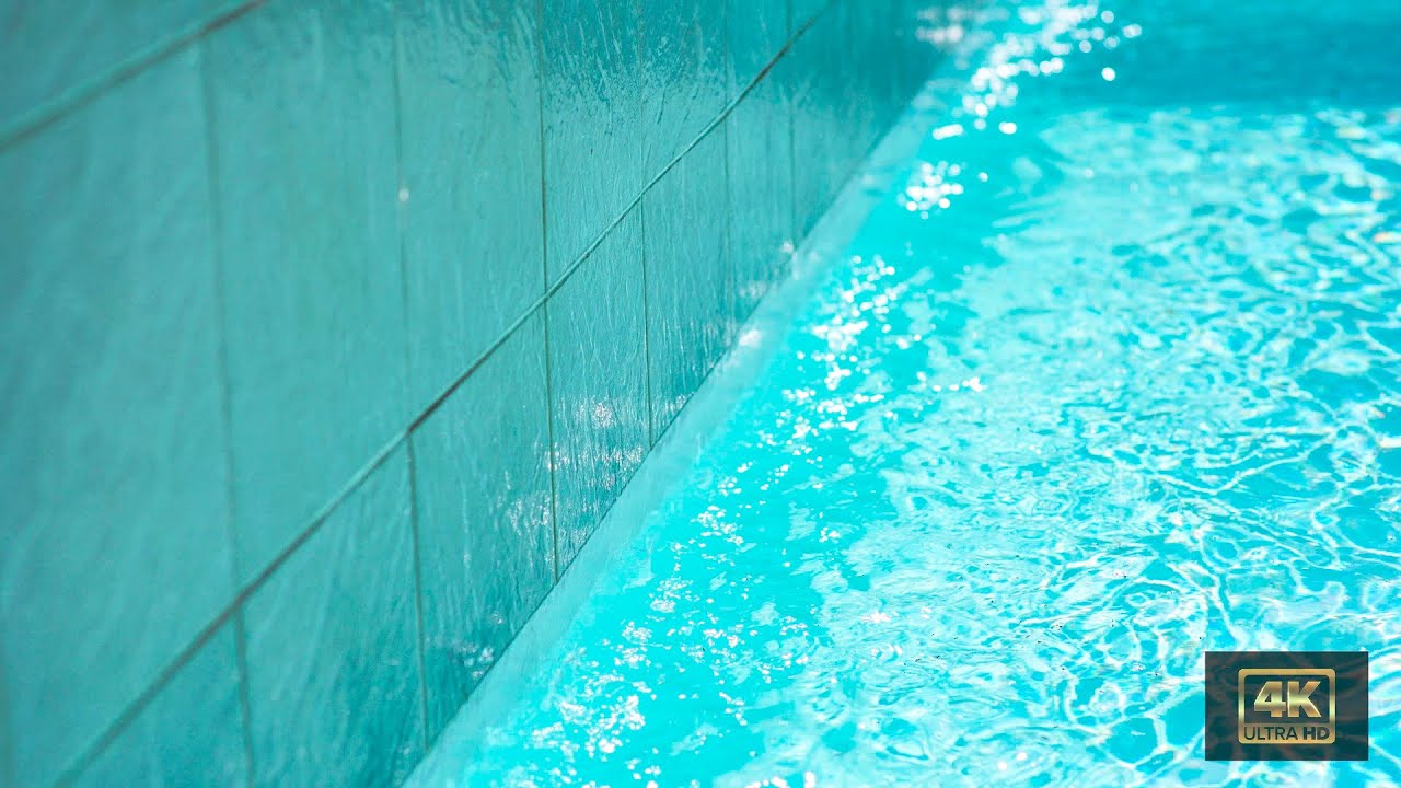 BEAUTIFUL RELAXING WATER POOL AMBIENCE 4K - YouTube