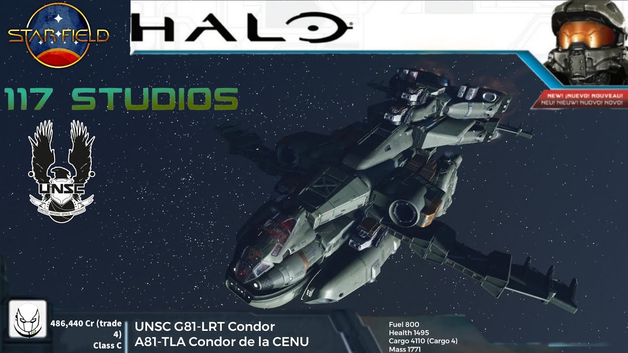 STARFIELD - UNSC G81-LRT Condor (Fat Pelican) - Tutorial Build (español ...