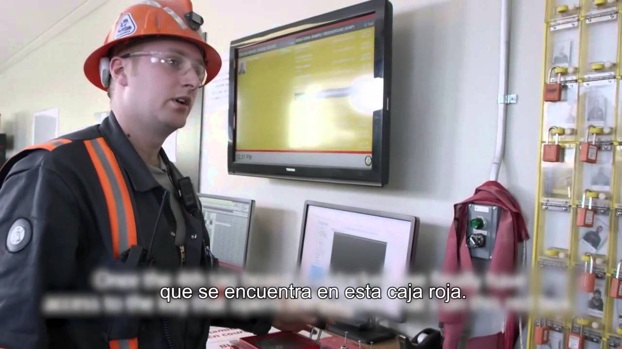 Bloqueo con Tarjeta de Seguridad en Goldcorp Éléonore - YouTube