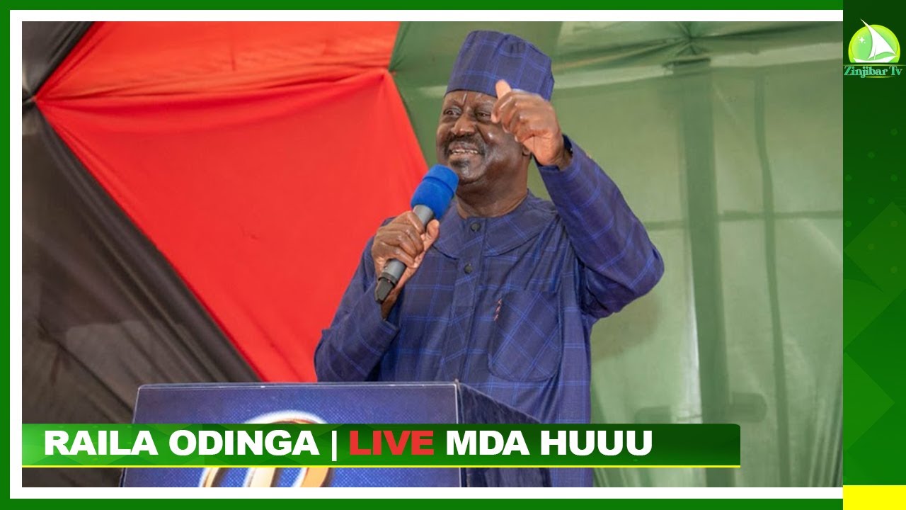 LIVE!! RAILA ODINGA ADDRESSES THE NATION AFTER YESTERDAY DEMOS!! - YouTube