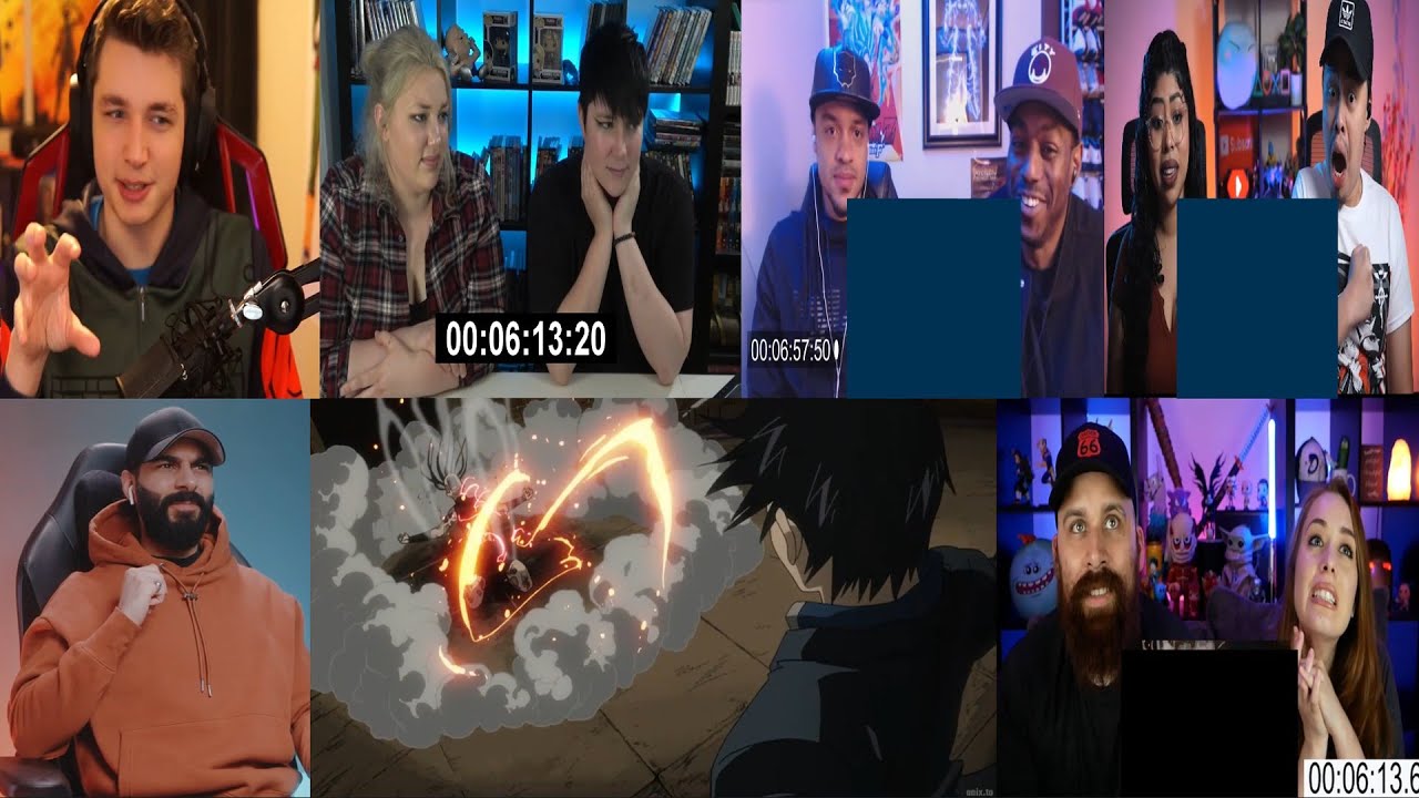 FULLMETAL ALCHEMIST : BROTHERHOOD EPISODE 54 REACTION MASHUP!! - YouTube