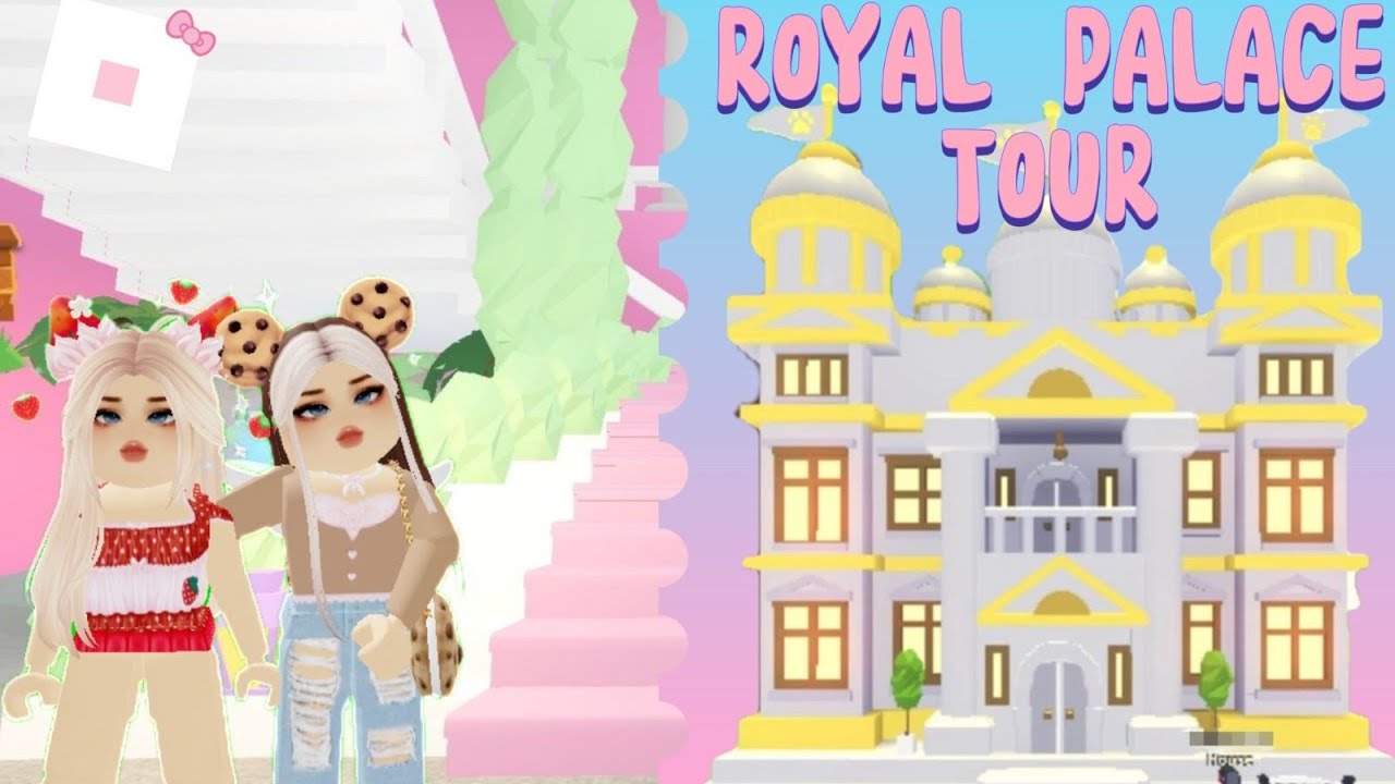 TOUR IN OUR ROYAL PALACE IN ADOPT ME| Roblox - YouTube