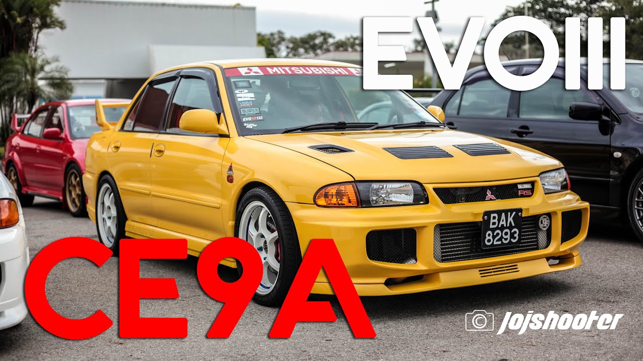 Mitsubishi Lancer Evolution III CE9A Brunei - YouTube