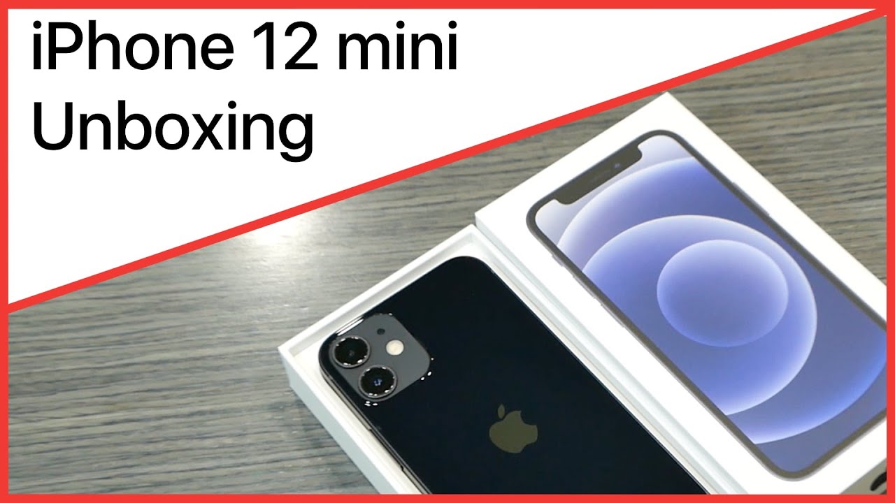 Unboxing iPhone 12 mini Negro | El iPhone más cómodo que vas a ...
