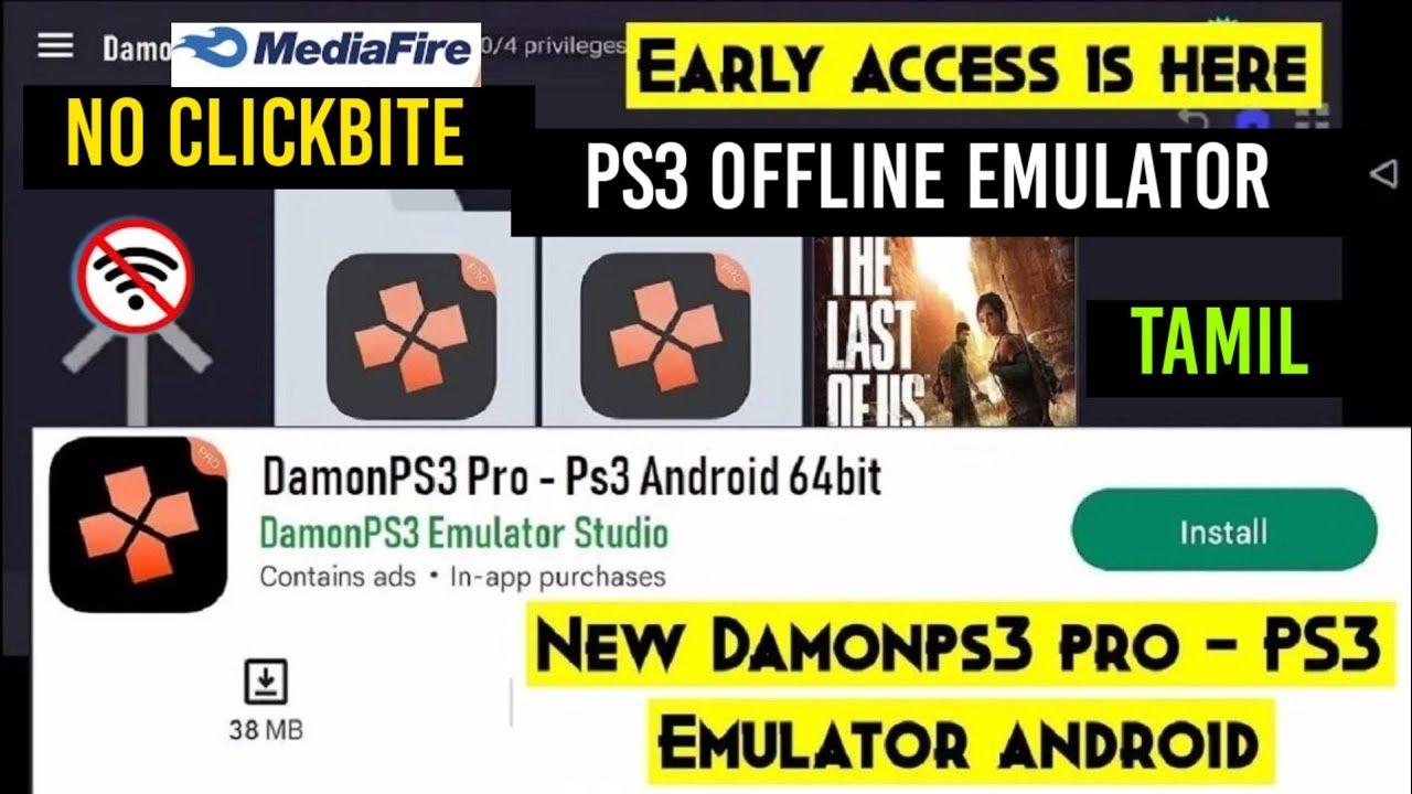 🔥Damon PS3 Pro Running - The Last Of Us Ps3 - Android First Look in ...