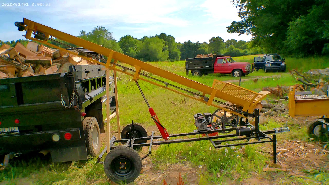 Firewood conveyor. Final - YouTube