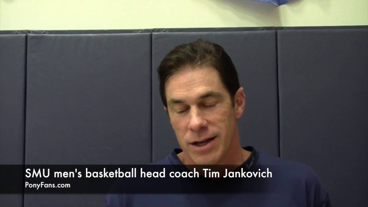 SMU men's basketball head coach Tim Jankovich - YouTube