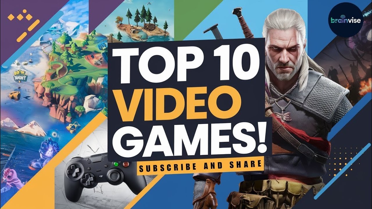 Top 10 Most Popular Video Games of All Time | Gaming Countdown - YouTube