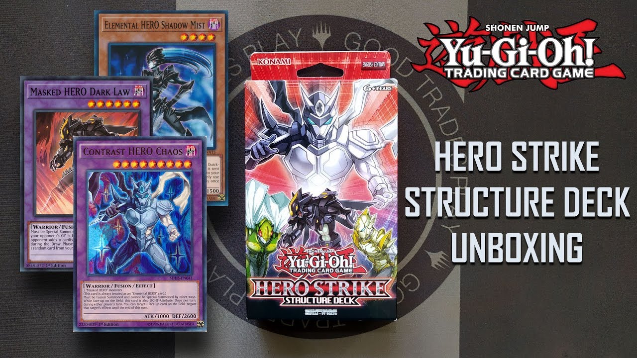 Yu-Gi-Oh! Hero Strike Structure Deck Unboxing【#遊戯王】【#YuGiOh】 - YouTube
