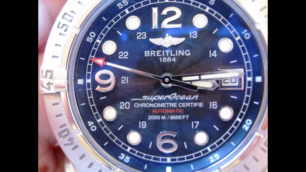 Breitling Super Ocean Dive Watch - YouTube