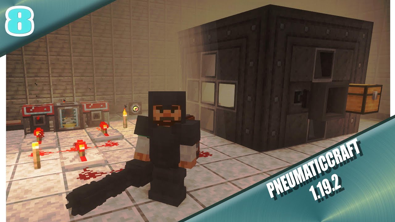 БРОНЯ! PneumaticCraft mod Майнкрафт АУФ Сборка модов 1.19.2 # ...
