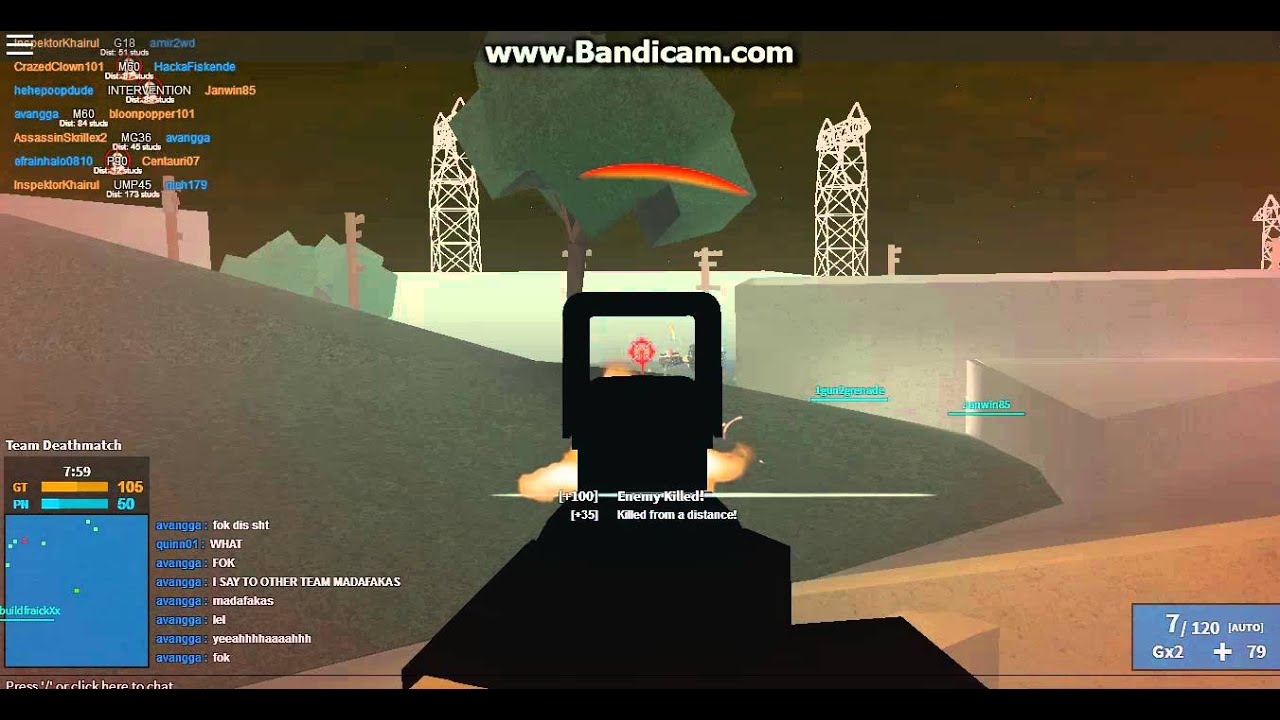 [Roblox Malaysia]:Phantom Forces(ump45 full gameplay) - YouTube