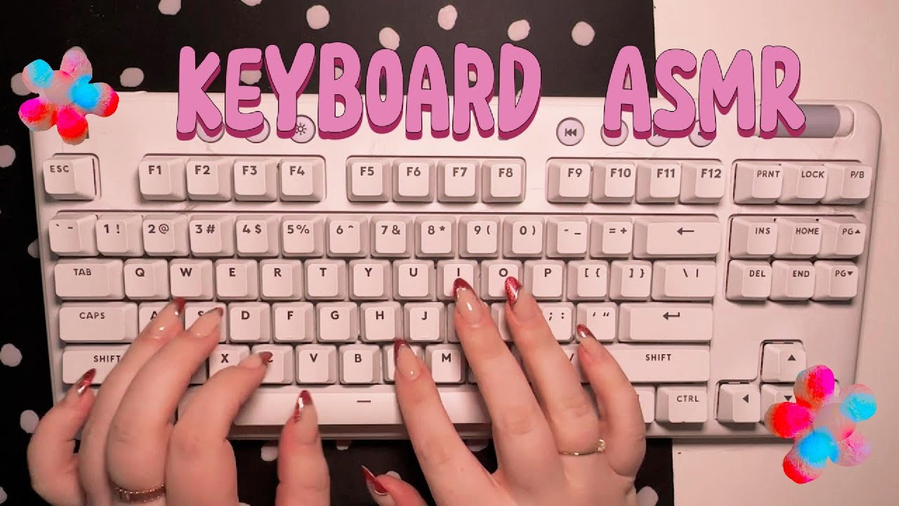 ⌨️ ASMR | Typing on a Keyboard | Clicky Sounds - YouTube