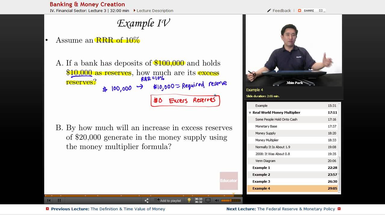 "Banking & Money Creation" | AP Macroeconomics with Educator.com - YouTube
