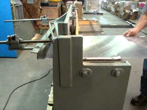 ENCO 52" x 16 GAGE SHEAR 40767 - YouTube