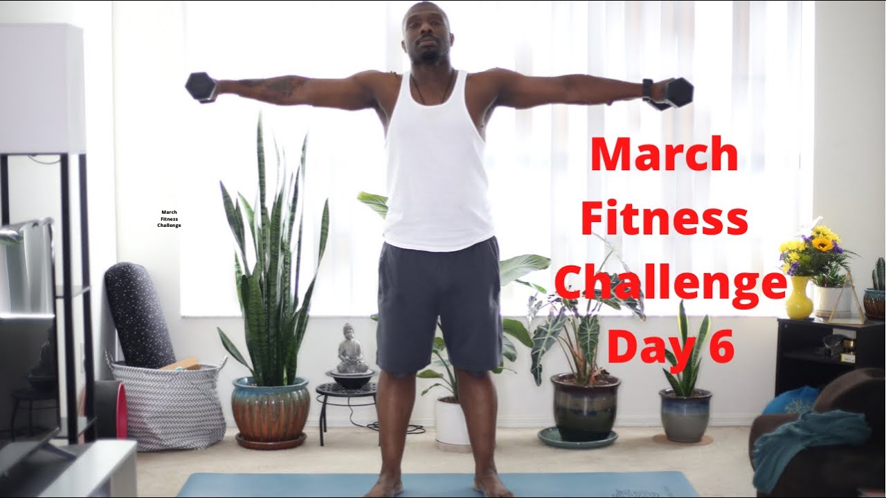 March fitness challenge Day 6 - YouTube