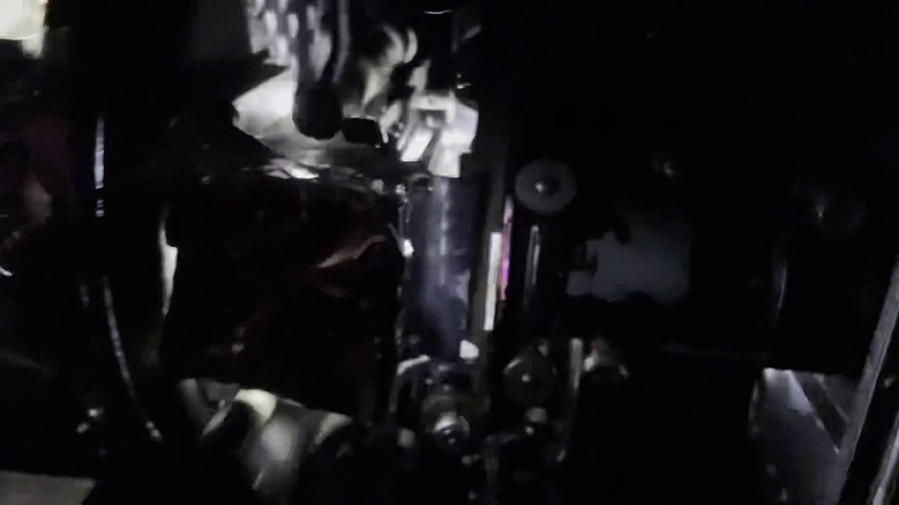 Simplex 35mm Projector with LED Lamphouse Test - YouTube