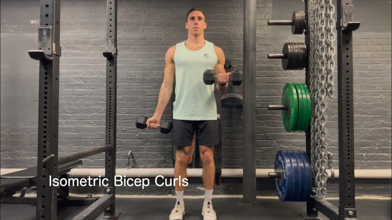 Isometric Bicep Curls Youtube