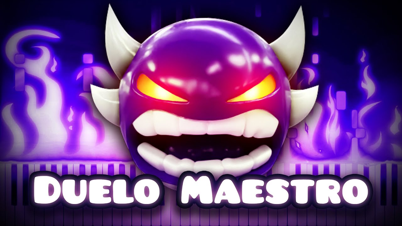 Duelo Maestro - Geometry Dash | Piano Tutorial - YouTube