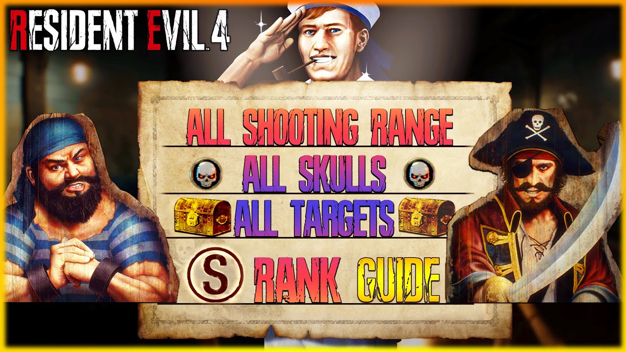 All Shooting Range S Rank - Resident Evil 4 Remake - YouTube