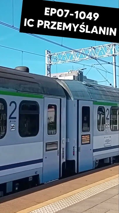 Długi IC Przemyślanin z EP07-1049 #kolej #pkpintercity #pkp - YouTube