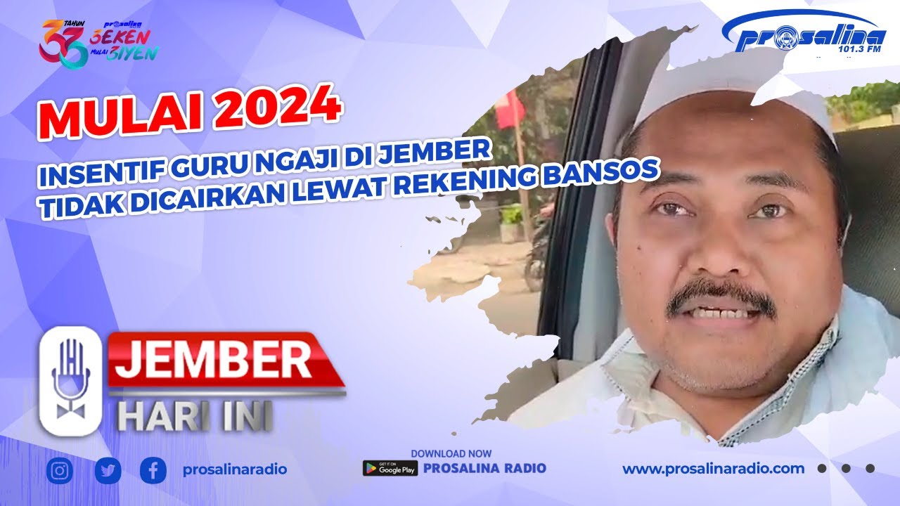 Mulai 2024, Insentif Guru Ngaji Di Jember Tidak Dicairkan Lewat ...