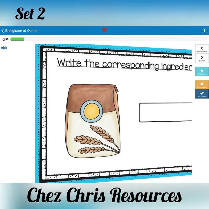 Baking & Cooking Vocabulary with Boom Cards - set 2 - YouTube