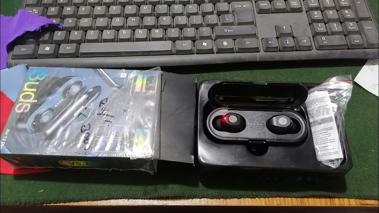 unboxing Air 12 Pro good quality sound so good thanks Buds - YouTube