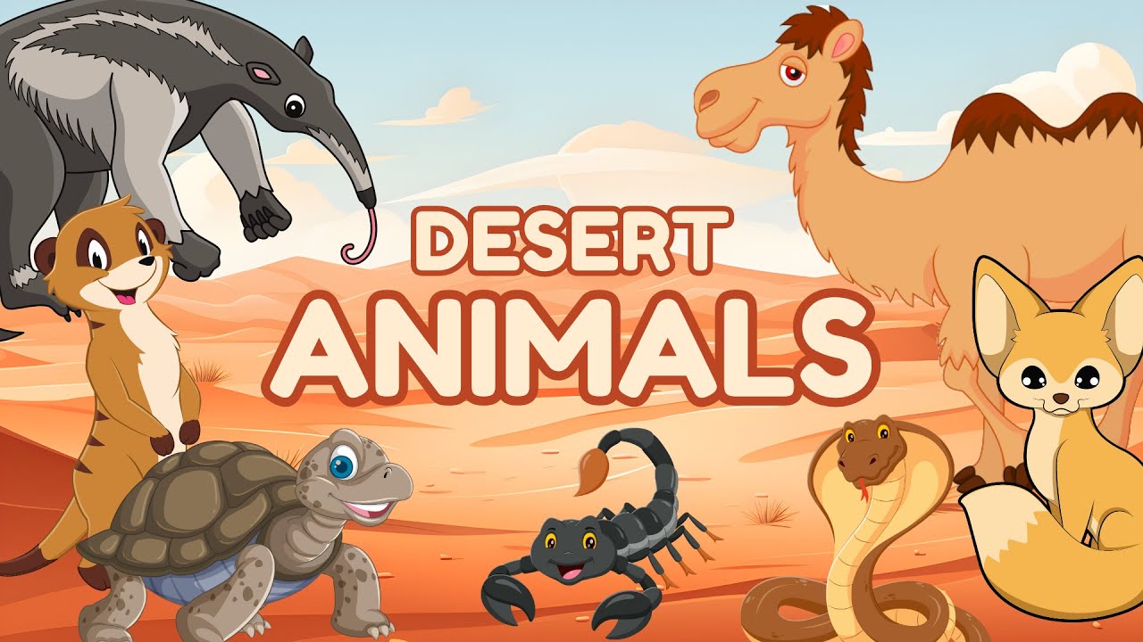 Desert Animals for Kids | Fun Facts and Learning About Desert Wildlife ...