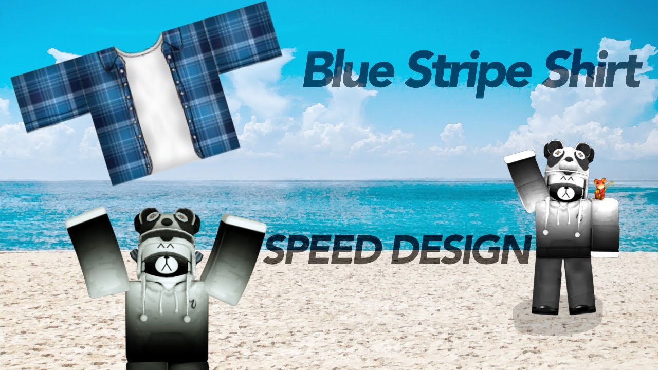 Speed Design “Blue Stripe Shirt” Roblox - YouTube