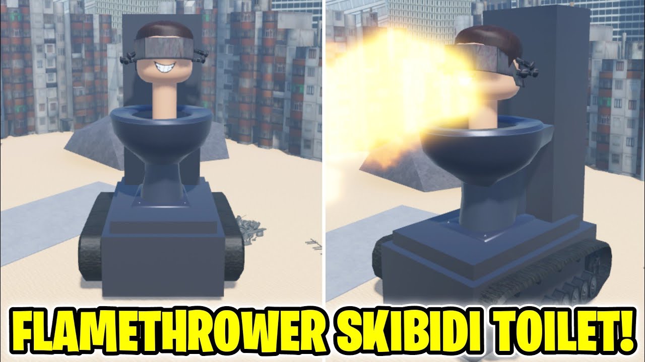 How to get the FLAMETHROWER SKIBIDI TOILET BADGE in Skibidi Toilet RP ...