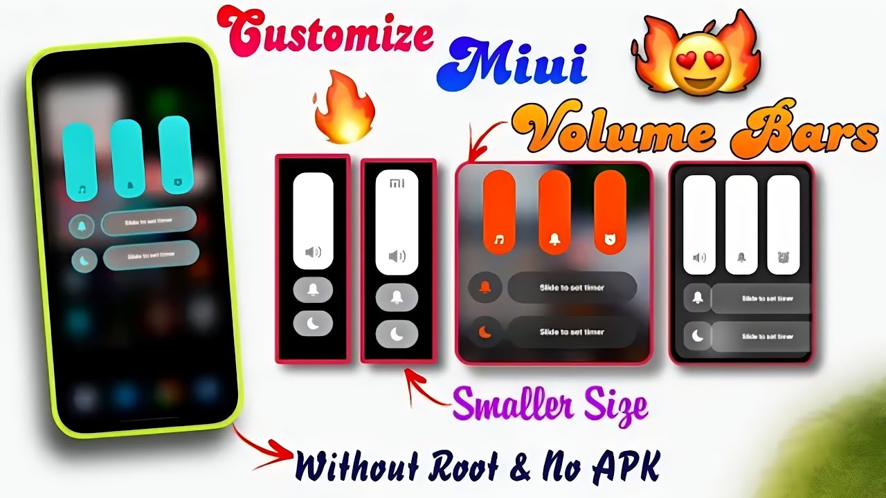 Top 5 Miui Volume Bars - Customize Miui Volume Panel || Without root ...