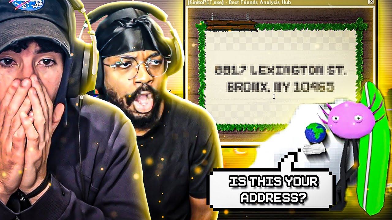 THIS HORROR GAME LEAKED OUR INFORMATION ON STREAM! KinitoPET - YouTube