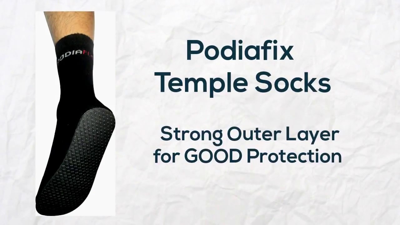 Temple Socks - Cushioned Protective Diabetic Socks - YouTube