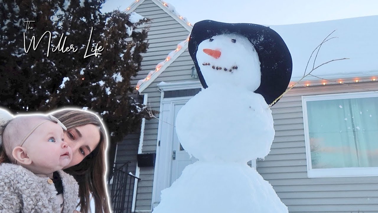THE GREATEST SNOWMAN!! ☃️ As BIG as a house! | The Miller Life - YouTube