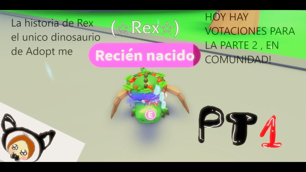La historia de Rex. el único dinosaurio de Adopt me Pt 1/5 (Especial 60 ...