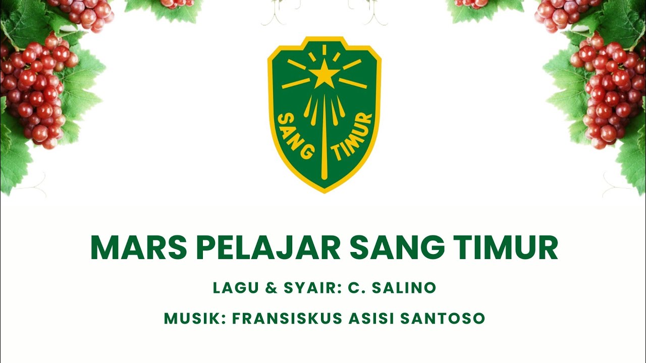 Mars SD Katolik Sang Timur Semarang - YouTube