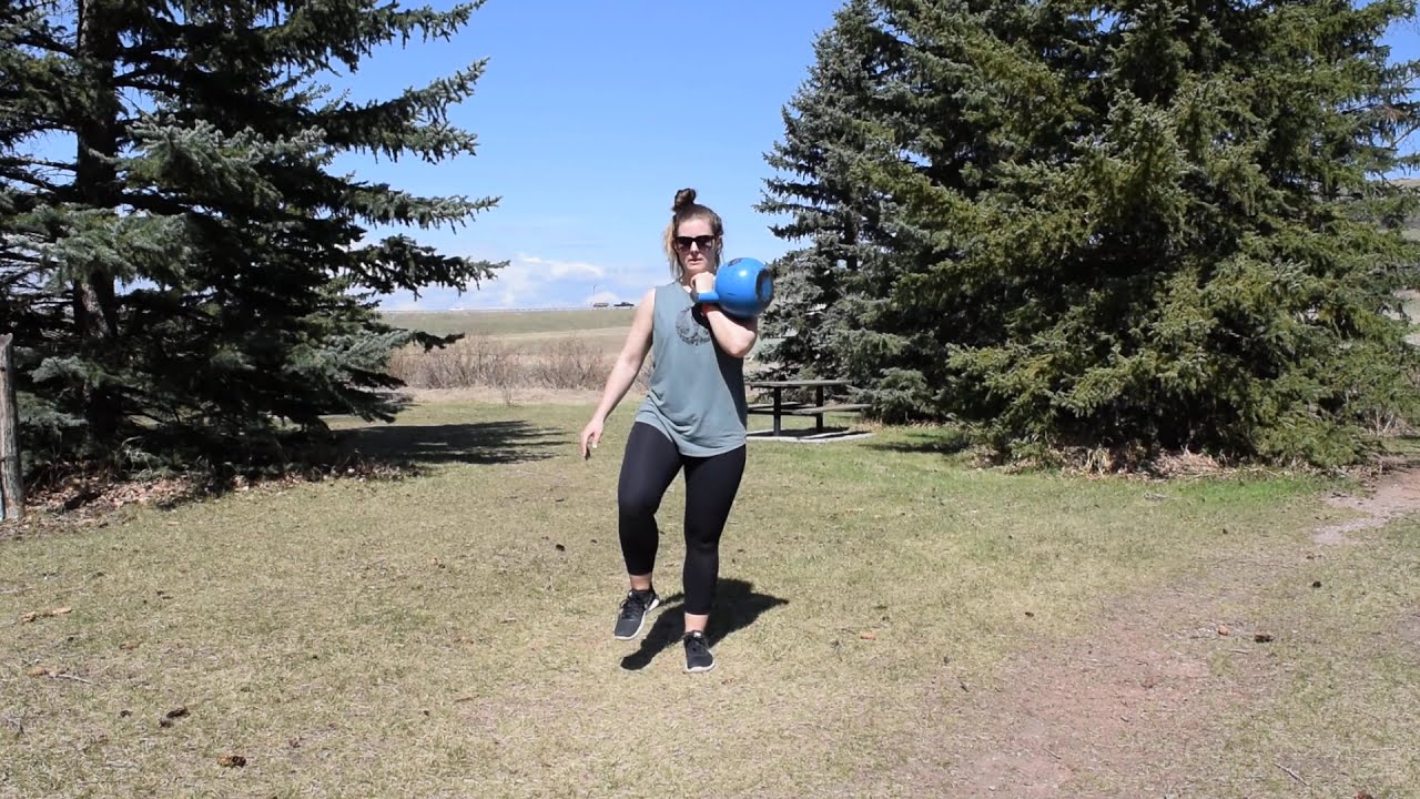 Kettlebell Racked March - YouTube