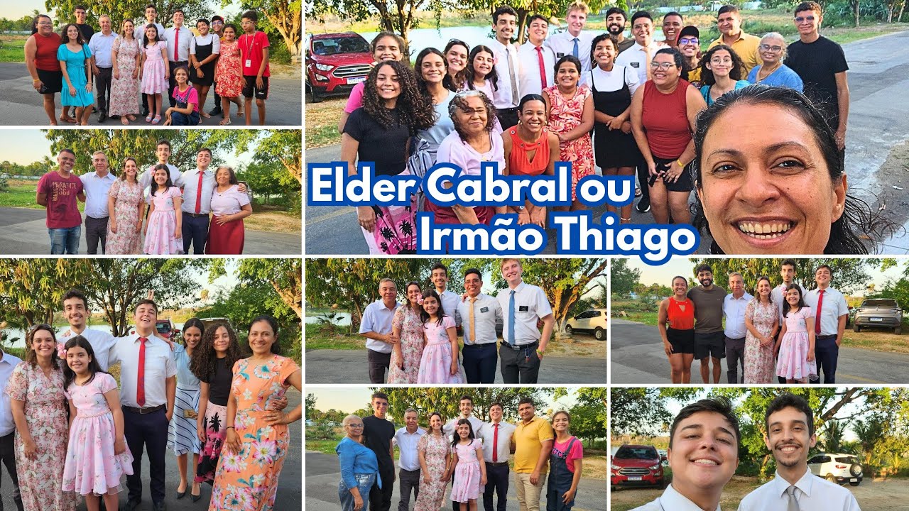 Elder Cabral, agora irmão Thiago, veio nos visitar depois da missão - YouTube
