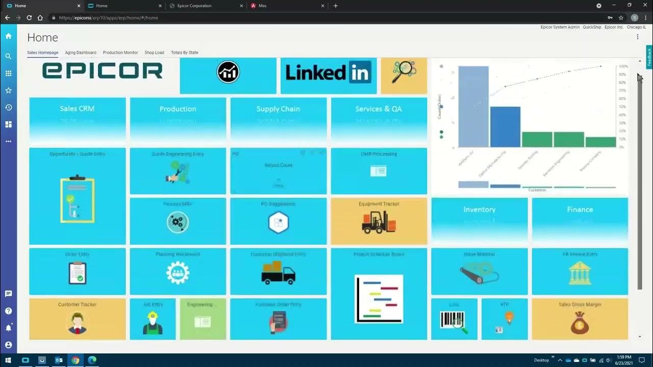 Epicor Kinetic | ERP | Epicor Look & Feel | Learn About Epicor Kinetic - YouTube