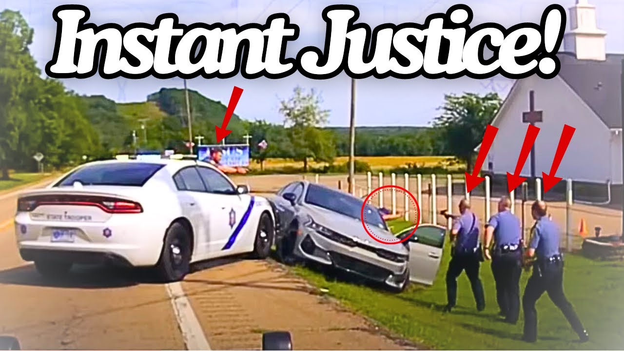 WHEN COPS ARE ON TIME | BEST OF INSTANT JUSTICE USA - YouTube