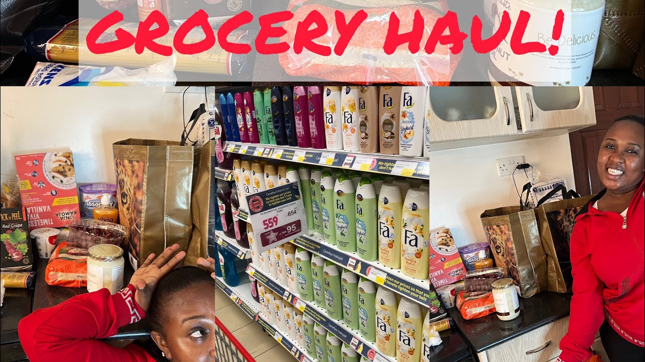Grocery shopping/haul! Monthly shopping!Carrefour Two rivers - YouTube
