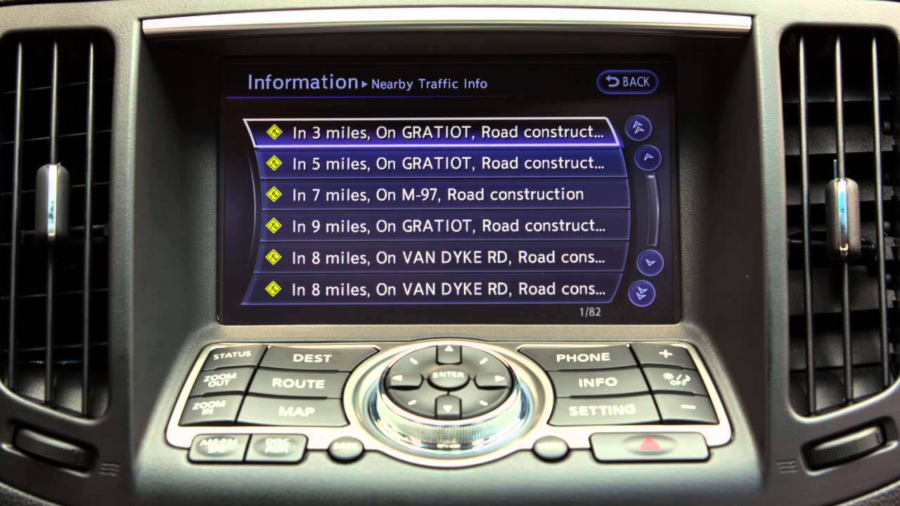 2015 Infiniti Q40 - SiriusXM® NavTraffic® (if so equipped) - YouTube